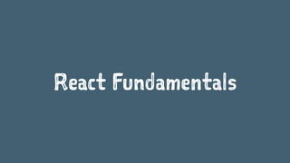 React Fundamentals | PDF