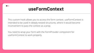 React Hook Form | PDF