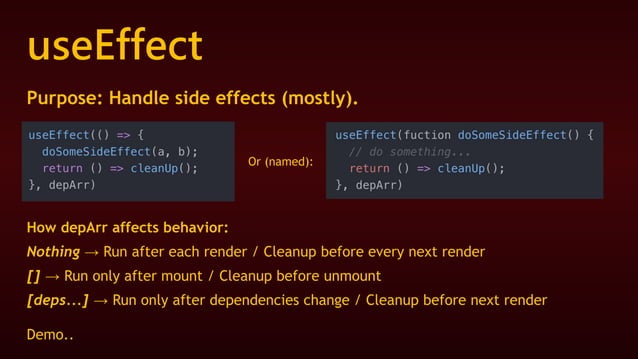React Hooks | PPTX | Web Development | Internet