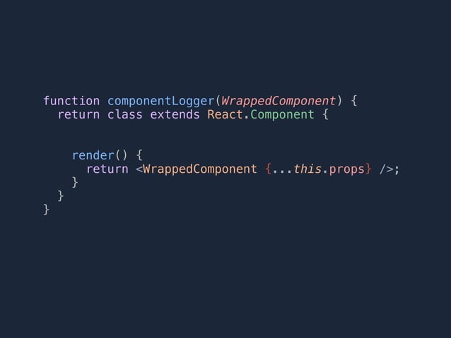 Higher Order Components and Render Props | PPT