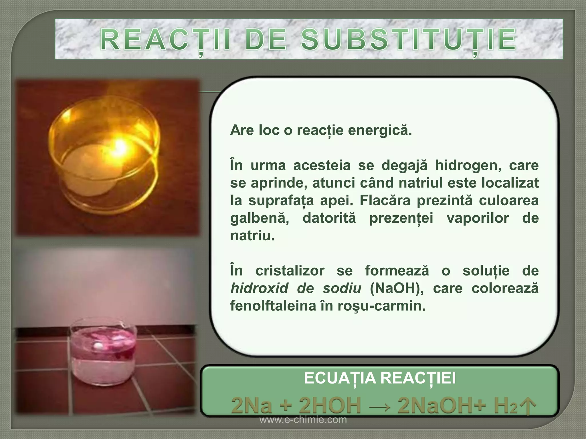 Reactii de substitutie | PPTX