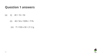 Reacting masses and yield (GCSE Chemistry) - worksheet.pptx