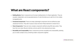 React Interview Question & Answers PDF By ScholarHat | PPT