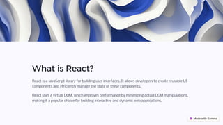 React Interview Questions and Answers by Scholarhat | PDF