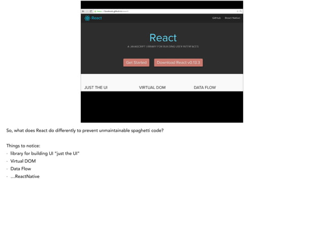Intro to ReactJS | PDF