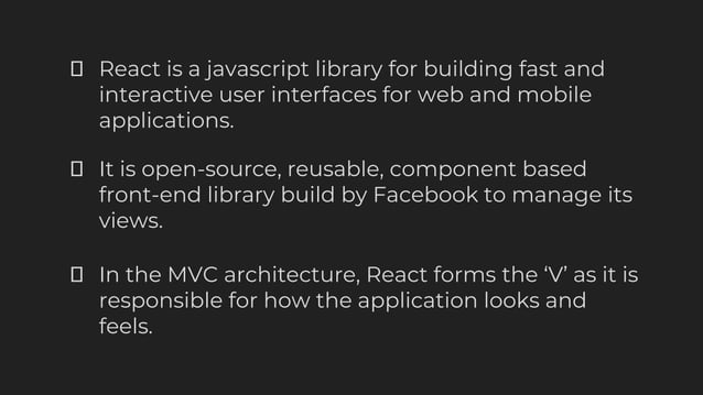 React intro | PPT
