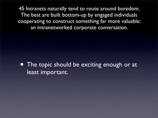 Reaction on slides 43-49 (Cluetrain Manifesto) | PDF