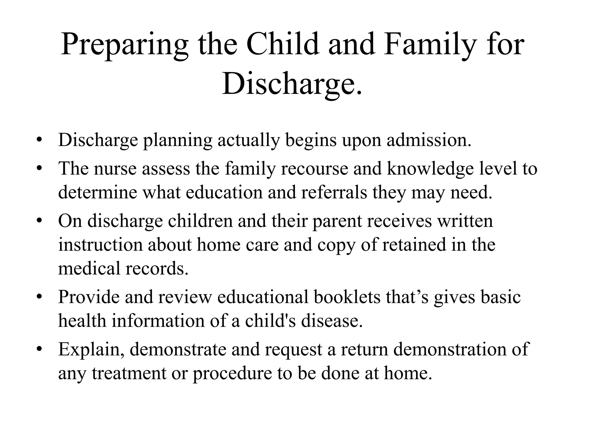 Reaction and care of hospitalized child | PPTX