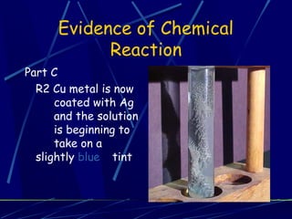 Reaction and equation lab (chemistry) | PPT