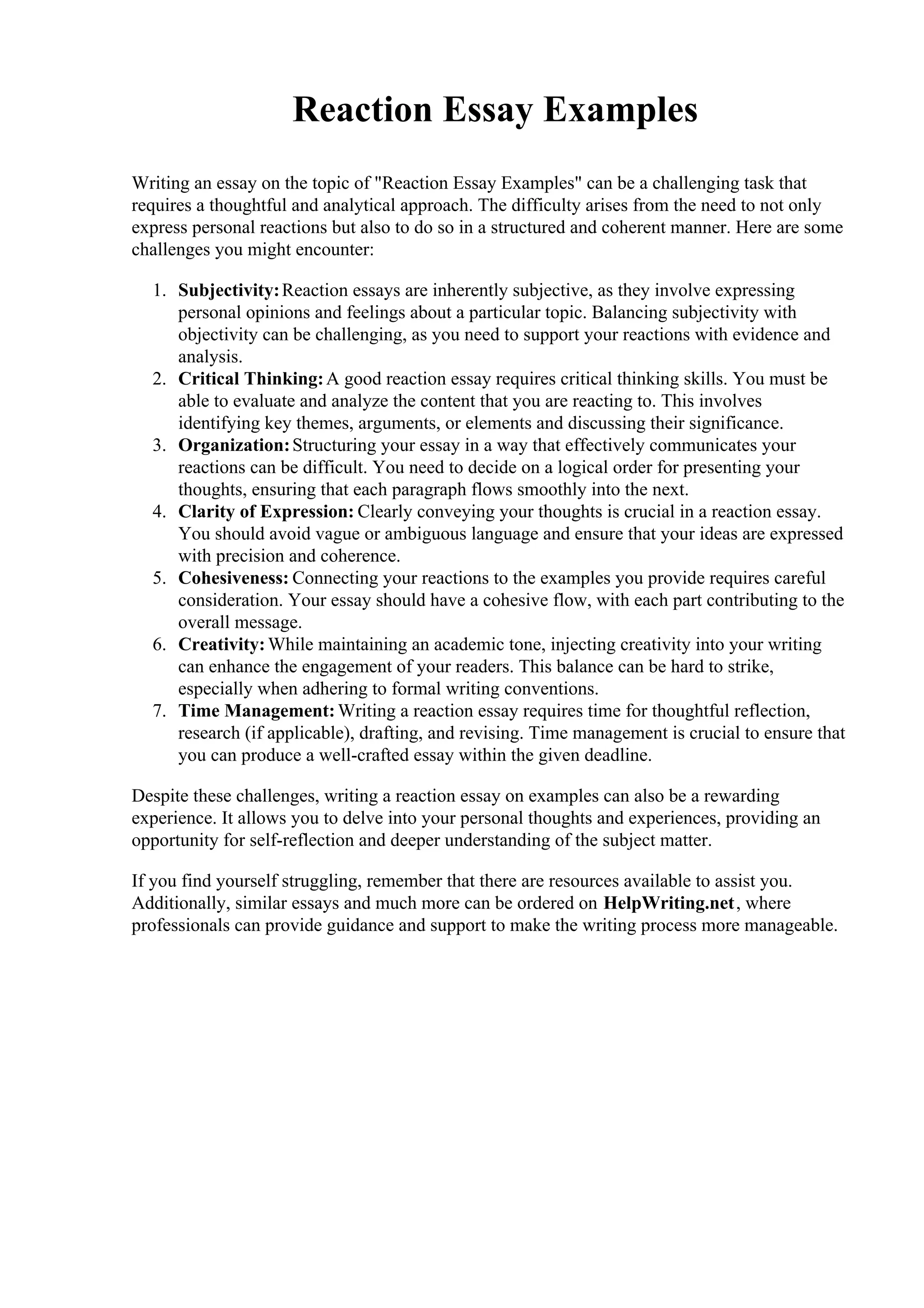 Reaction Essay Examples.pdf