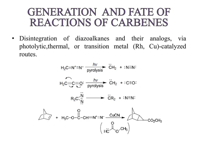Reaction intermediates | PPTX | Chemistry | Science
