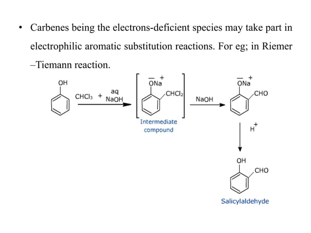 Reaction intermediates | PPTX | Chemistry | Science