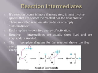Reaction intermediates in Carbon compounds | PPTX