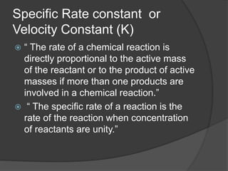 Reaction kinetics,rate determine step.pptx