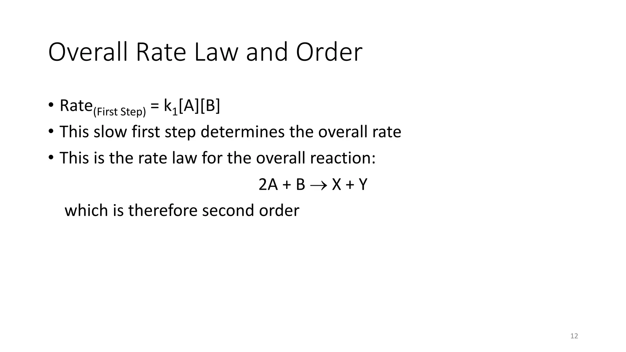 Rate expressions (rate laws) and reaction mechanisms | PDF