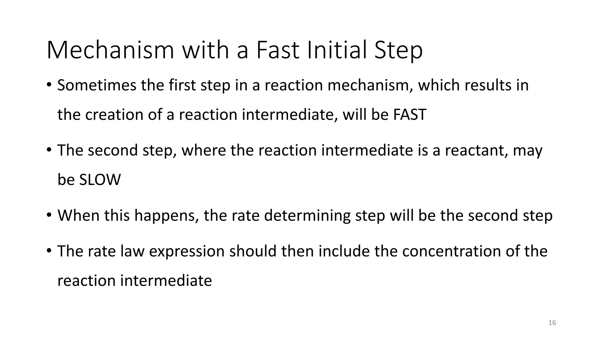 Rate expressions (rate laws) and reaction mechanisms | PDF