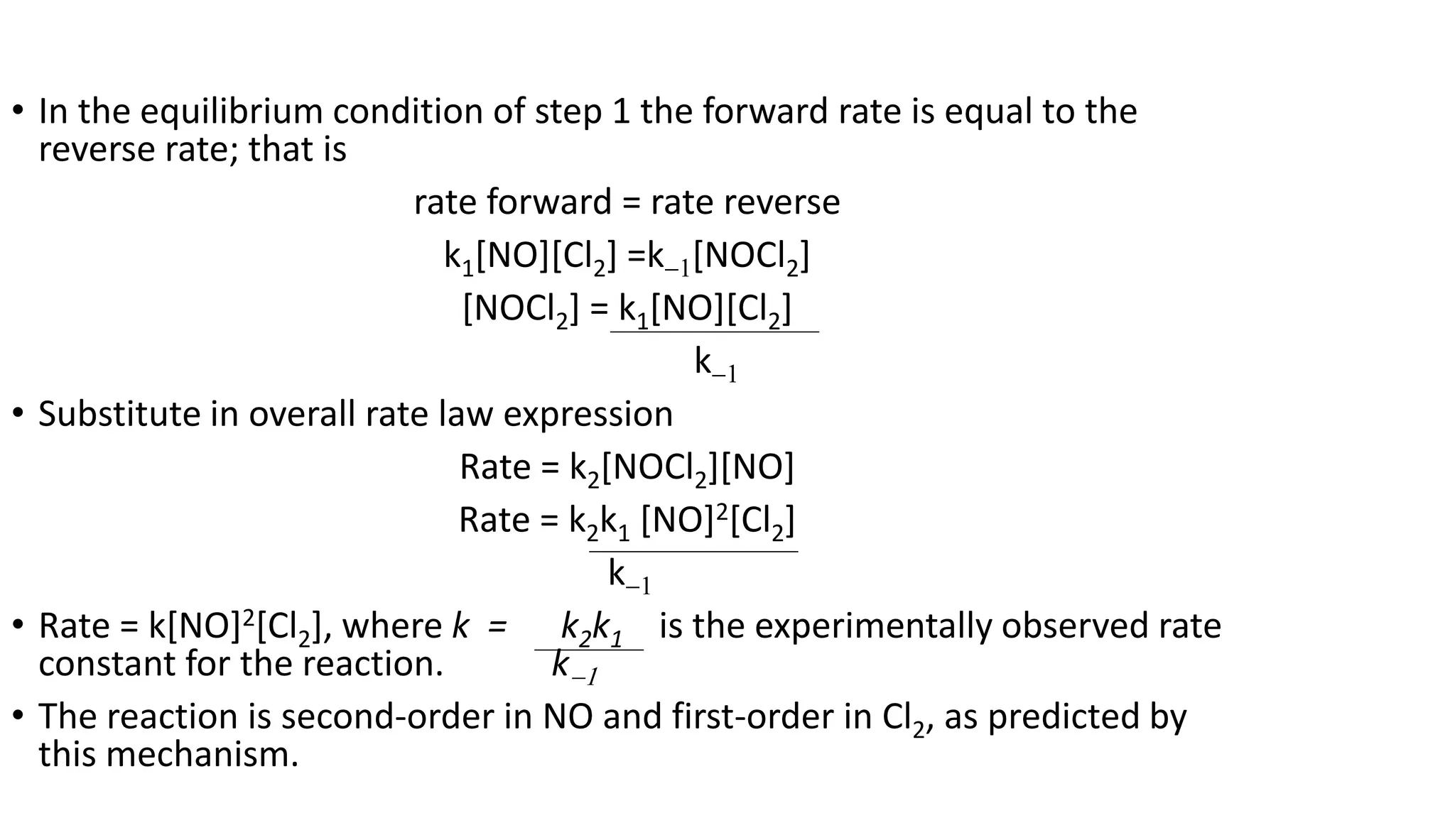 Rate expressions (rate laws) and reaction mechanisms | PDF