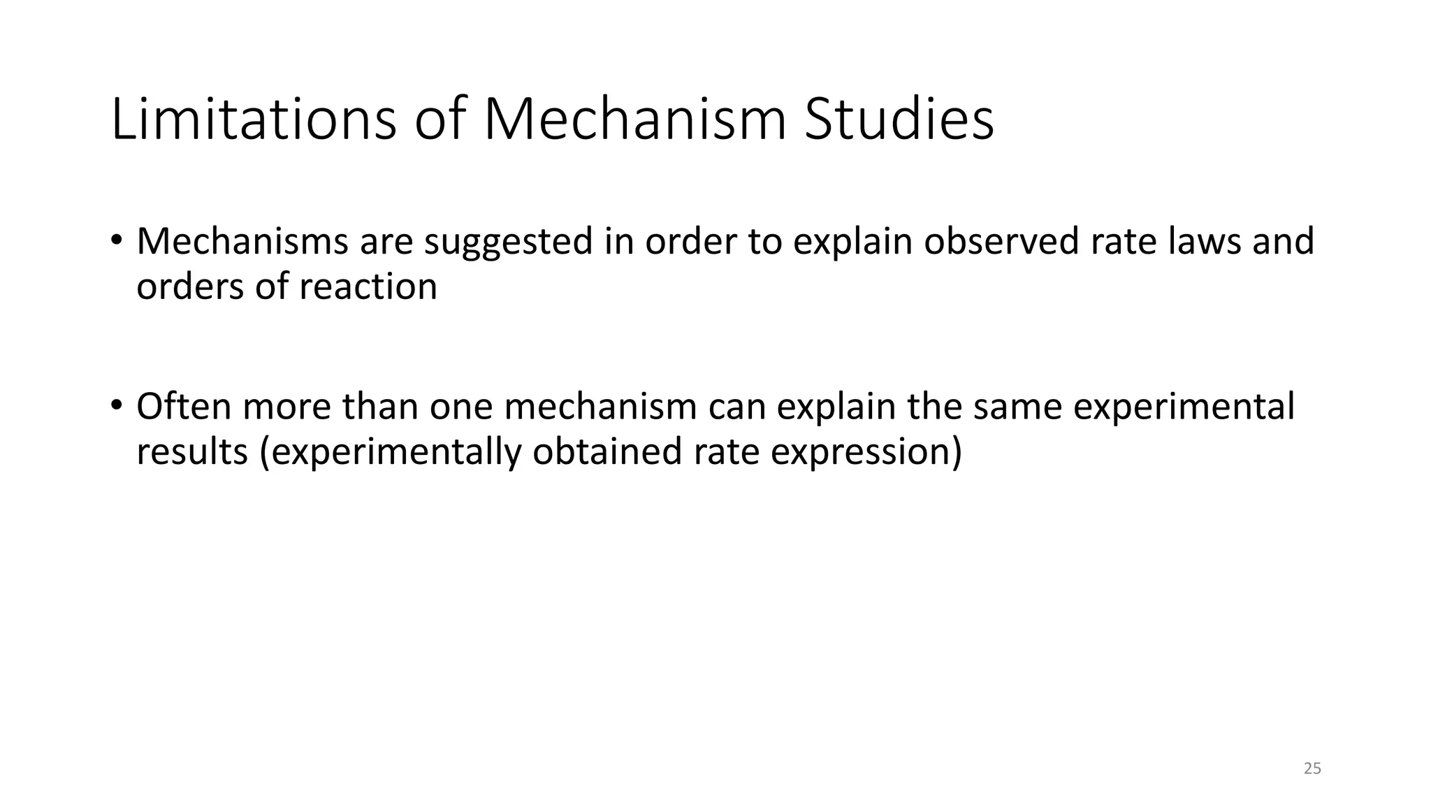 Rate expressions (rate laws) and reaction mechanisms | PDF