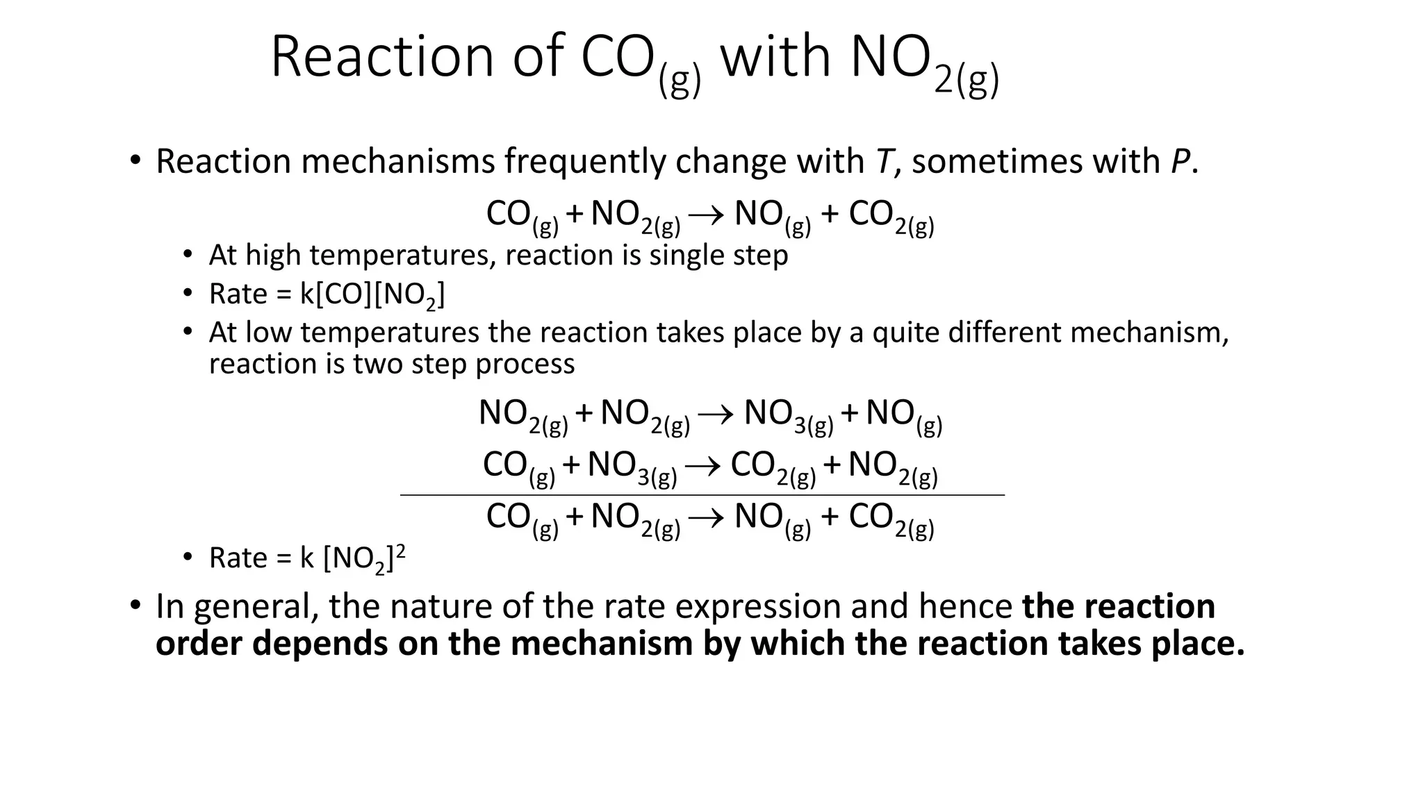Rate expressions (rate laws) and reaction mechanisms | PDF