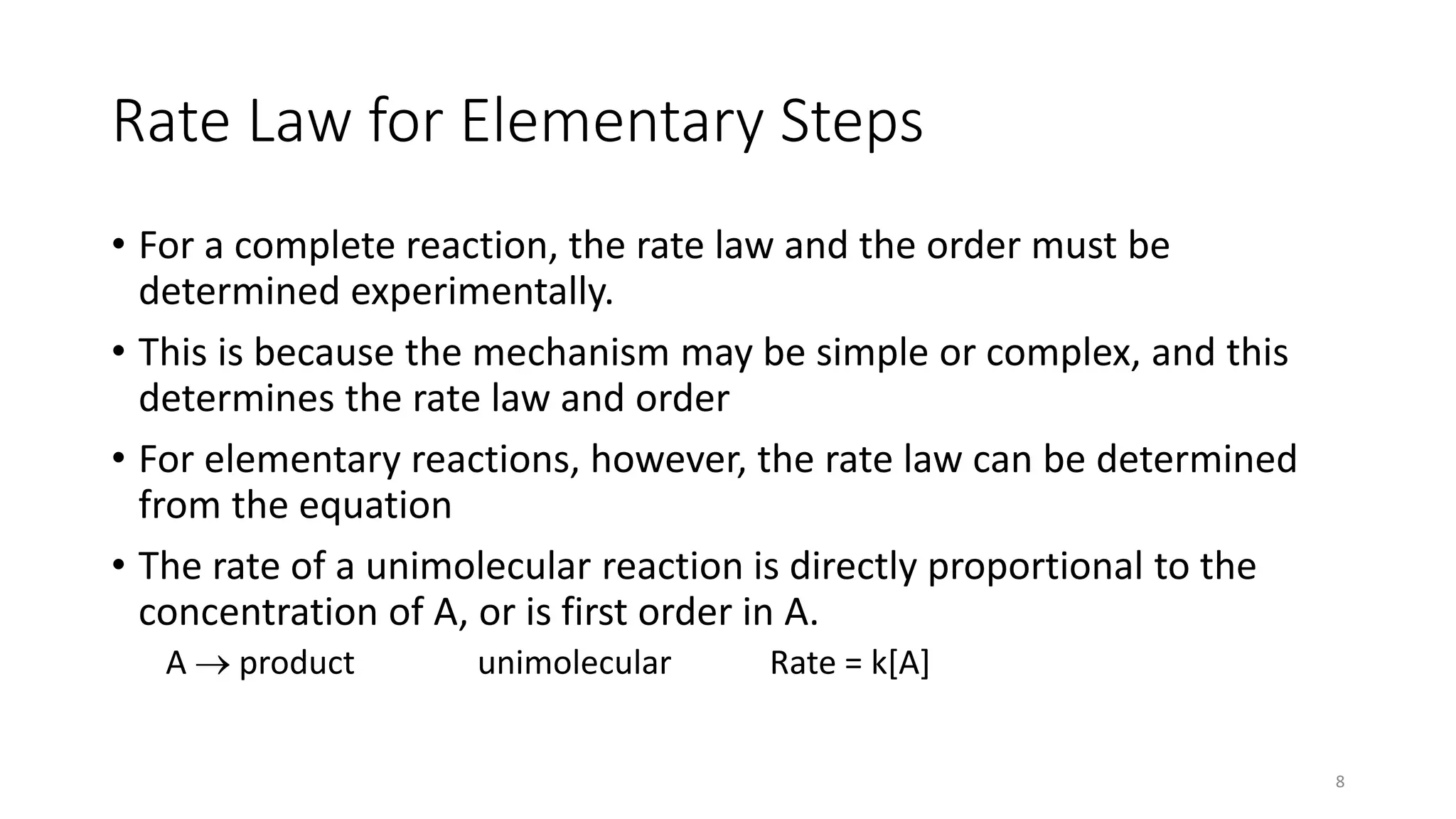 Rate expressions (rate laws) and reaction mechanisms | PDF