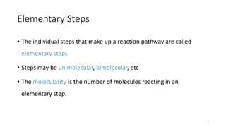 Rate expressions (rate laws) and reaction mechanisms | PDF