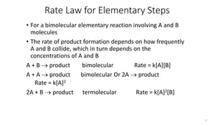 Rate expressions (rate laws) and reaction mechanisms | PDF