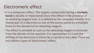 ORGANIC Reaction mechanism ncert class 11 | PPTX