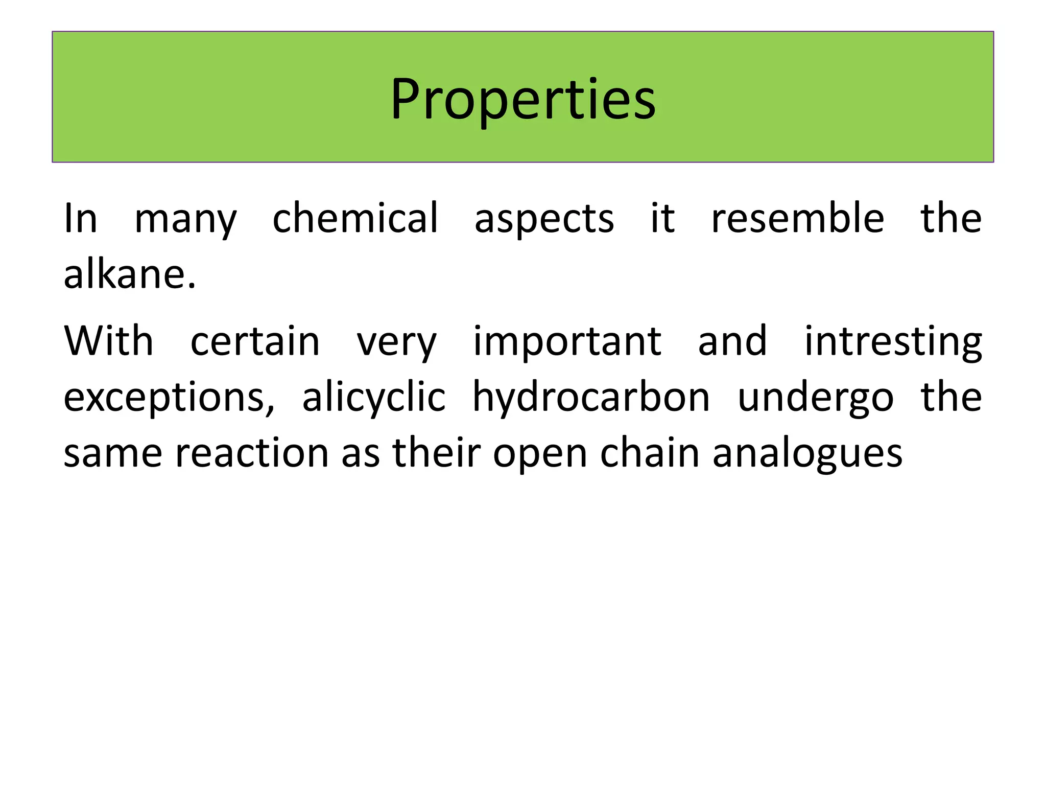 Reaction of cyclopropane | PPTX
