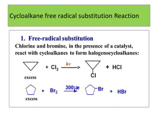 Reaction of cyclopropane | PPTX