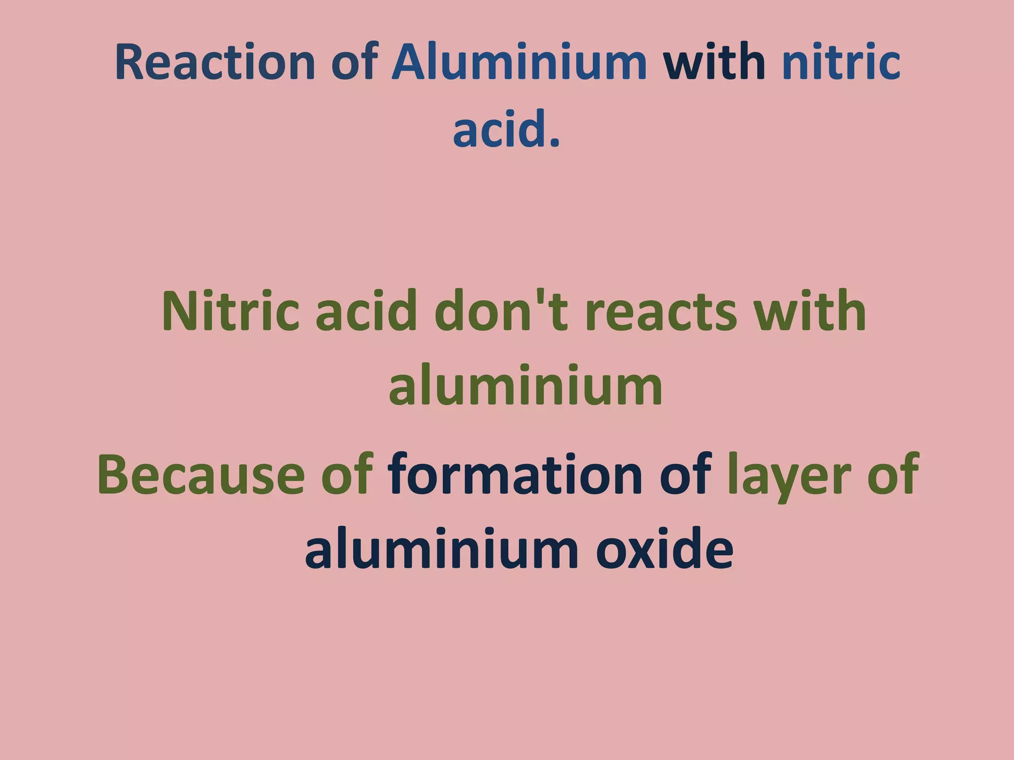 PPT for Reaction of metals with acid | PPTX