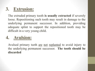 Reaction of teeth to trauma | PPT