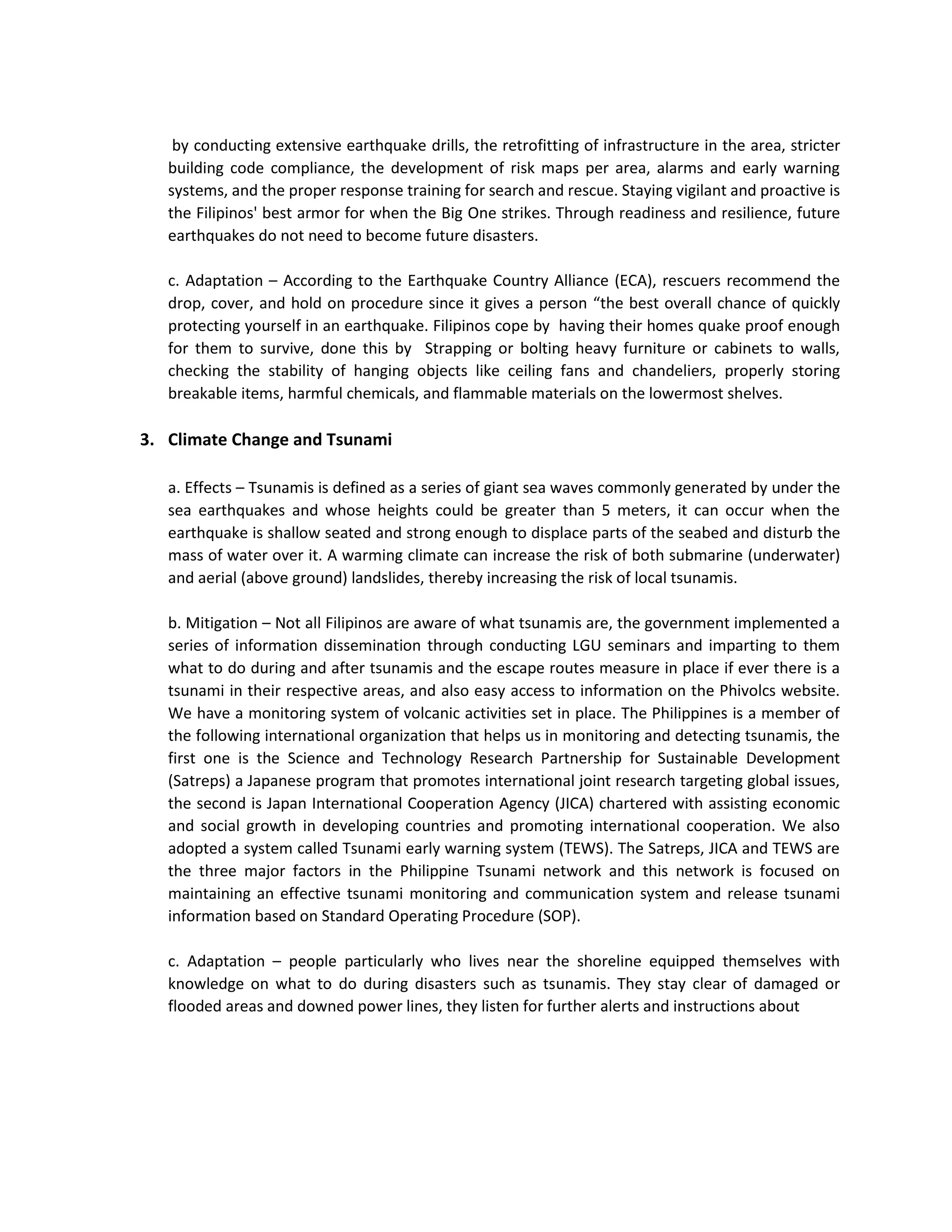Reaction Paper on climate change and the environment | DOCX