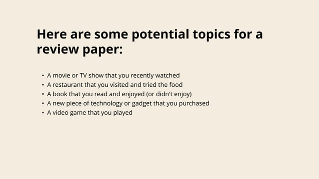 Reaction Paper-Review-Critique Paper.pptx | Science