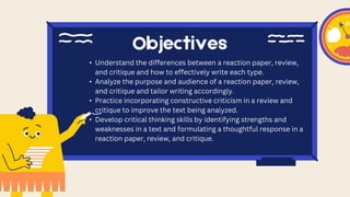 Reaction Paper-Review-Critique Paper.pptx
