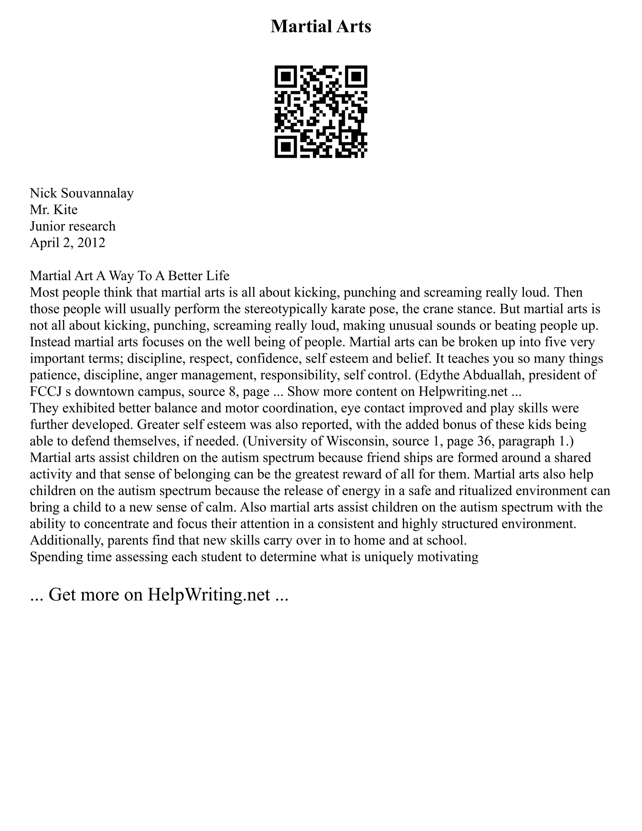 Reaction Paper Format Citation Paragraph | PDF