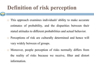 reaction paper ppt on risk perception.ppt