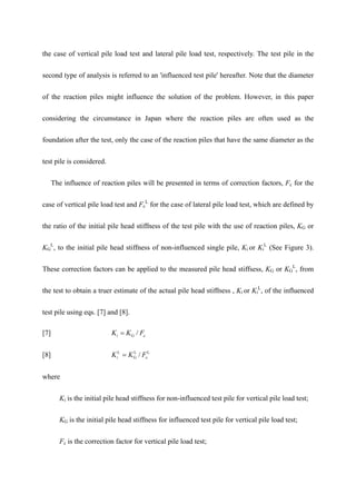 Reaction piling | PDF