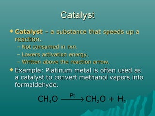 Reaction rates | PPT