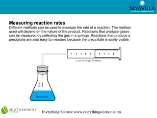 Reaction rates | ODP | Chemistry | Science