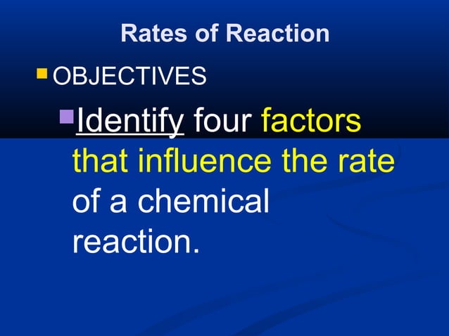 Reaction rates and equilibrium | PPT