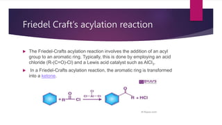 REACTIONS.of organic chemistry pptx (.). | PPT