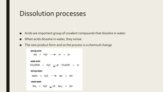 Reactions in aqueous solutions | PPTX
