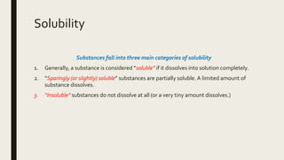 Reactions in aqueous solutions | PPTX