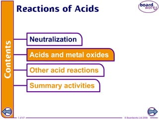 Reactions of acids | PPT