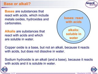 Reactions of acids | PPT
