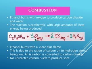 Reactions of alcohols | PPTX