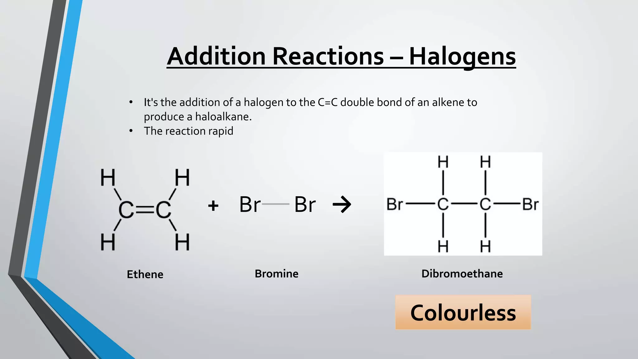 Reactions of alkenes | PPTX