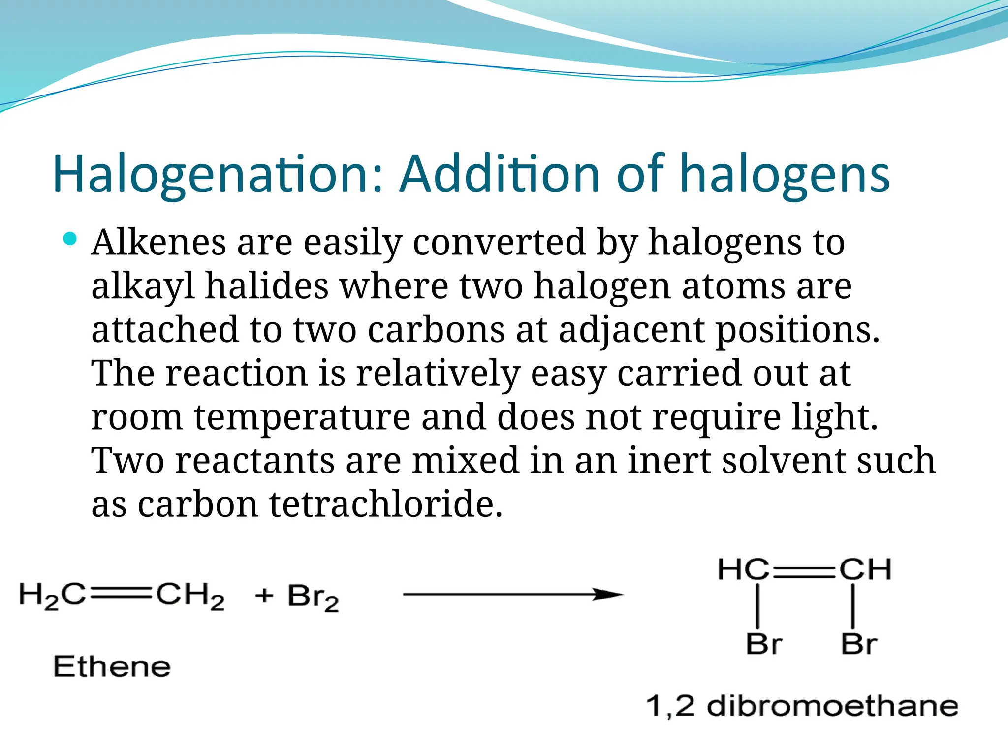 reactions of alkenes.pptx reaction to alkene | PPTX