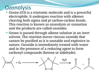 reactions of alkenes.pptx reaction to alkene | PPTX