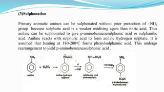 Reactions of aromatic amines | PDF